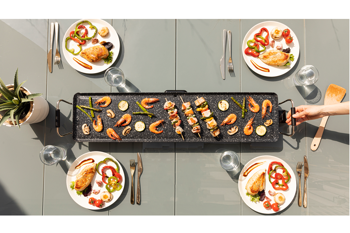 Cecotec Tasty&Grill 3000 RockWater XL/XXL, las planchas de asar de gran ...