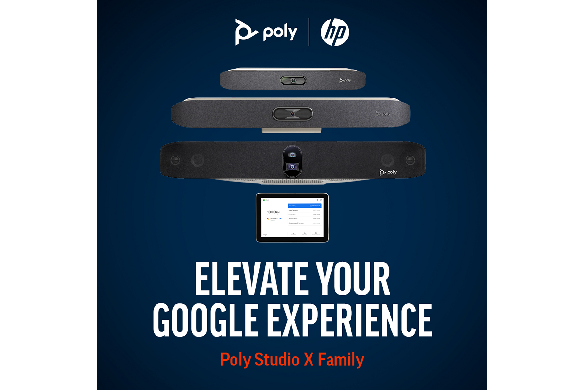 Las barras de vídeo Studio X de Poly facilitan el acceso a Google Meet ...