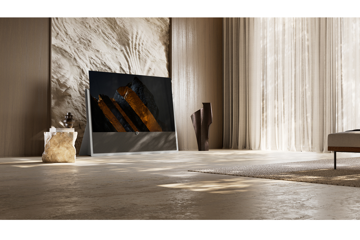 Loewe iconic, el televisor OLED 4K que cuenta con piedra artificial en ...